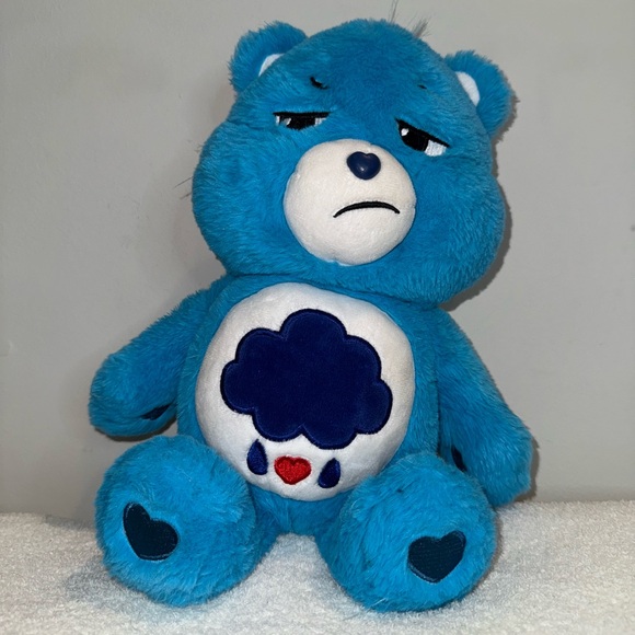 Schylling | Toys | Care Bears Grumpy Bear Plush Blue Clouds Rain ...